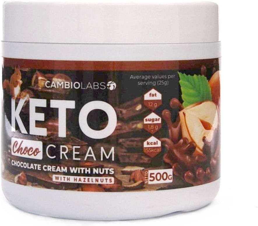 Cambio Labs Top Fit Keto Krem Czekoladowy Z Orzechami Crunchy Choco ...