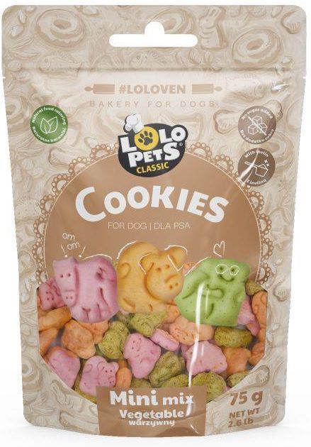 Karma Lolo Pets Ciastka Dla Psa Mini Mix Zwierzątka Warzywne 75 g ...