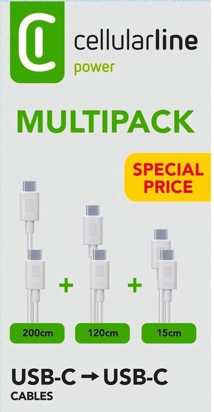 Cellularline 3 X Kabel Usb C Zestaw - Kable, Zestawy - Opinie i ceny na Ceneo.pl