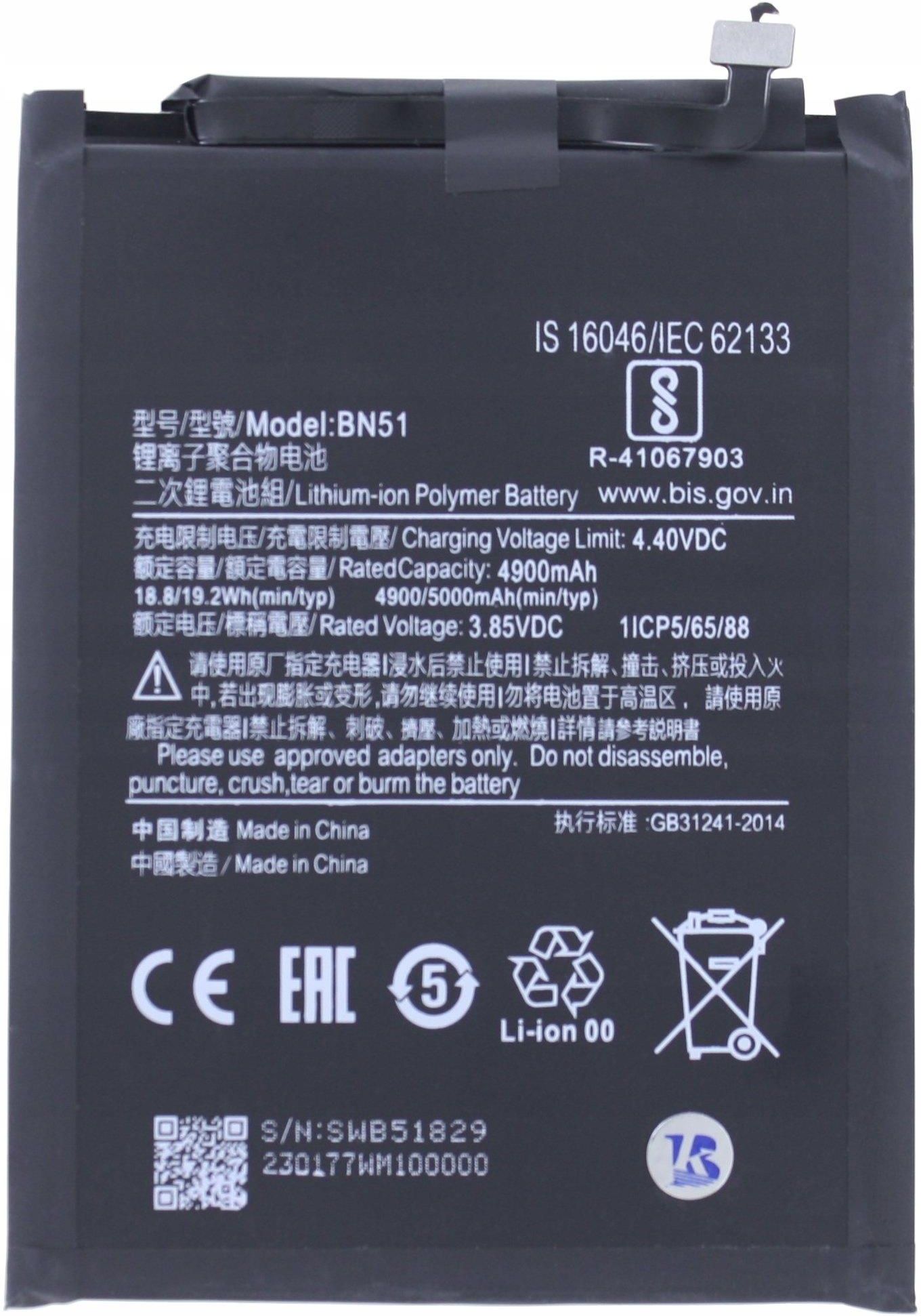 Bateria Mobilepart Świeżej Produkcji Bateria Do Xiaomi Redmi 8 Bn51 ...