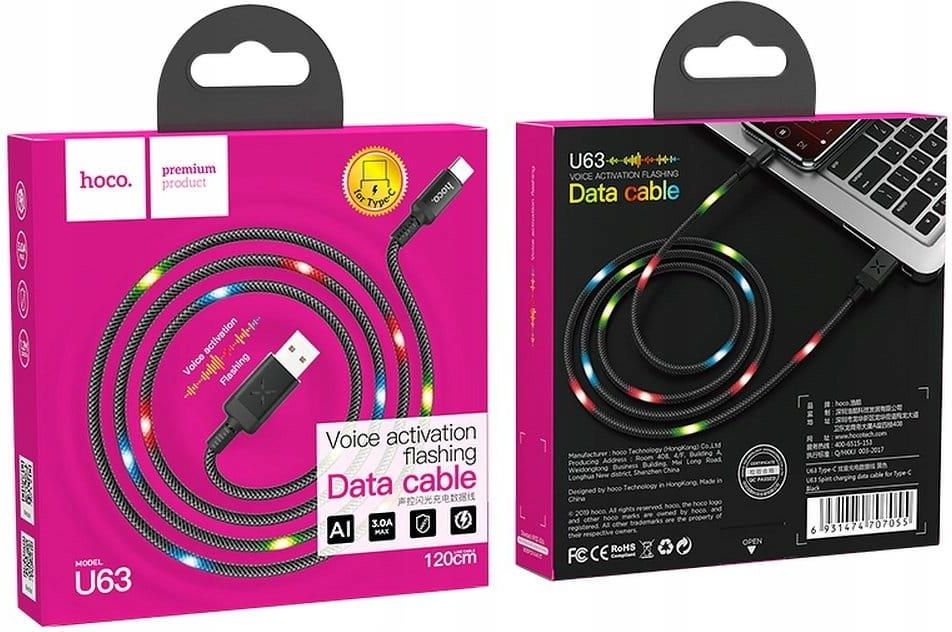 Hoco Kabel U63 Spirit Disco Led Usb C Czarn - Kable - Opinie i ceny na ...