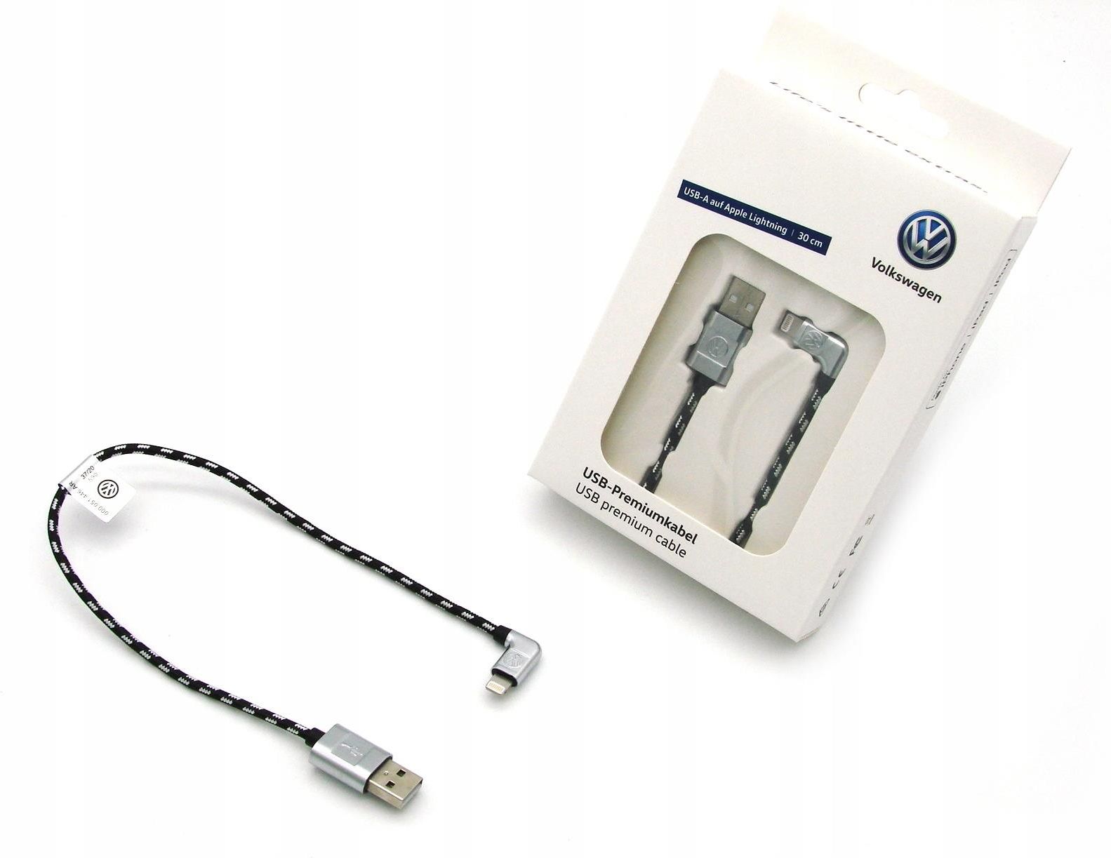 Volkswagen Oryg Vw Kabel Premium Usb Na Apple Lightning 30Cm - Kable ...