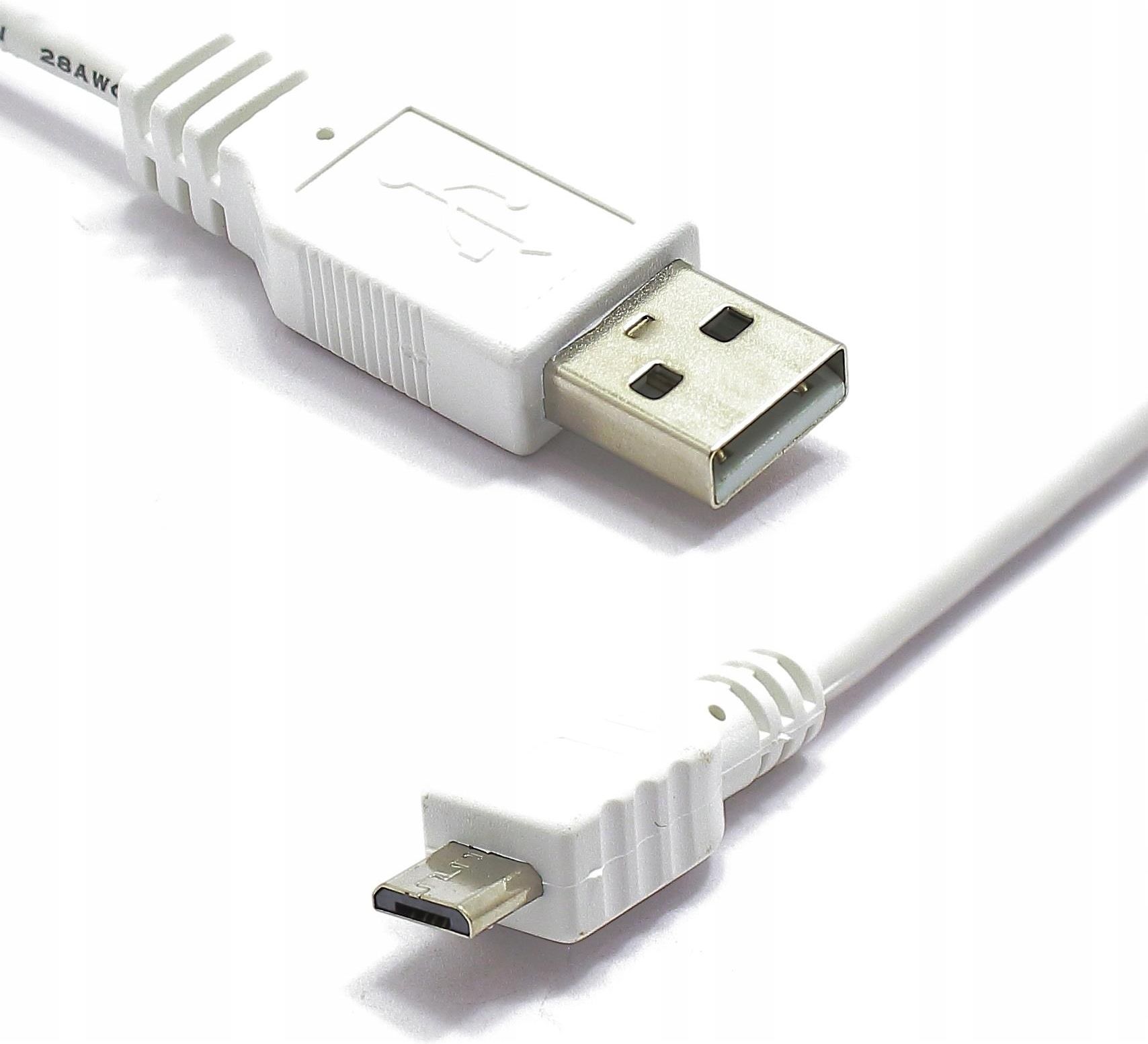 Vitalco Kabel Mikro Usb Wtyk Usb Wtyk Micro Usb 3M Biały - Kable, Wtyki ...