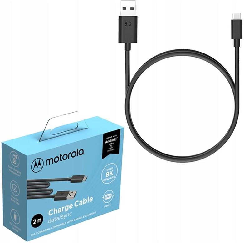 Motorola Kabel Usb Na Usb C 2M Qc - Kable - Opinie i ceny na Ceneo.pl