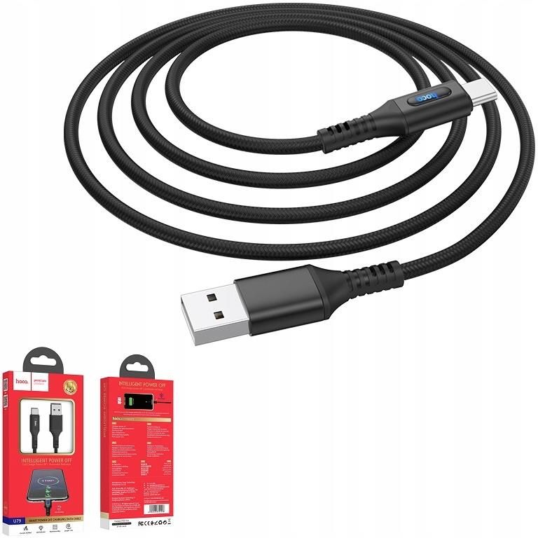 Hoco U79 Kabel Usb Type C Power Off Led 3A 1 2M - Kable - Opinie i ceny na Ceneo.pl
