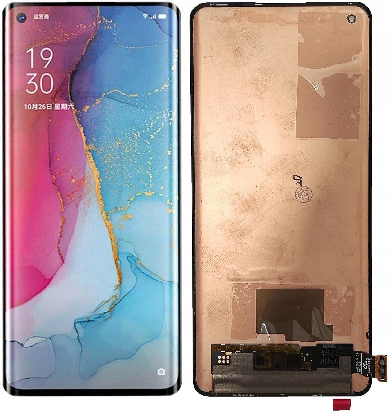 Podzespoły do telefonu Opp Lcd Wyświetlacz Ekran Dotyk Oppo Find X2 Neo ...