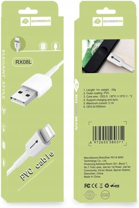 Itel Kabel Rx08L Usb Lighning Przewód Do Iphone 2 1A 1M - Kable ...