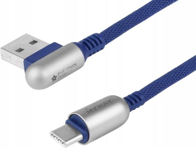 Myway Kabel 120 Cm W Oplocie Usb Usb C Navy - Kable - Opinie i ceny na ...