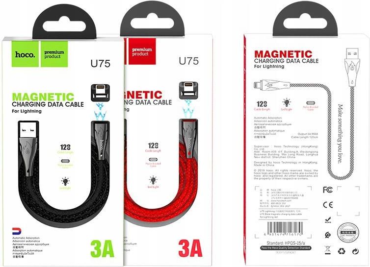 Hoco Kabel Magnetyczny Iphone Lightning 8 Pin 3A - Kable - Opinie i ...