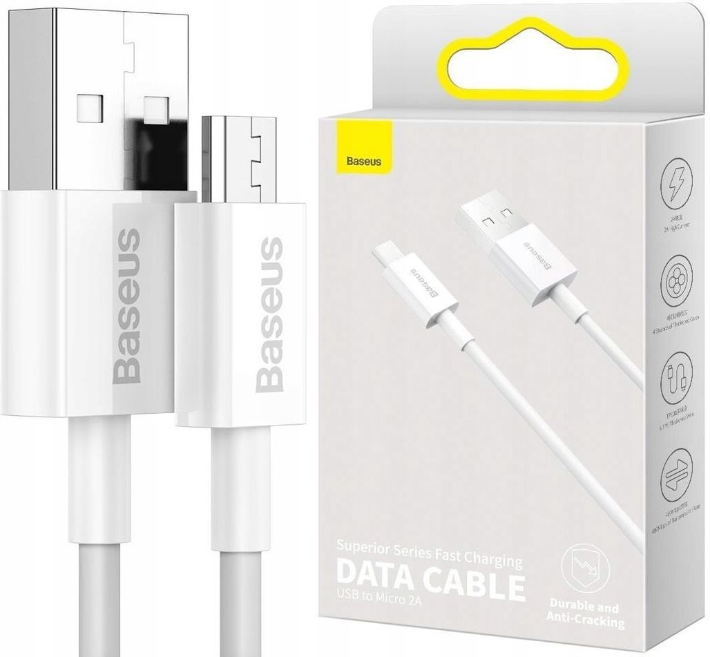 Baseus Wytrzymały Szybki Kabel Usb Micro Usb 2A - Kable - Opinie i ceny ...