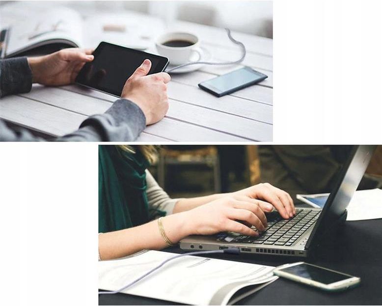 Smart Tel Smart Tel Kabel Pleciony Micro Usb Kątowy 90St 1 Metr - Kable ...