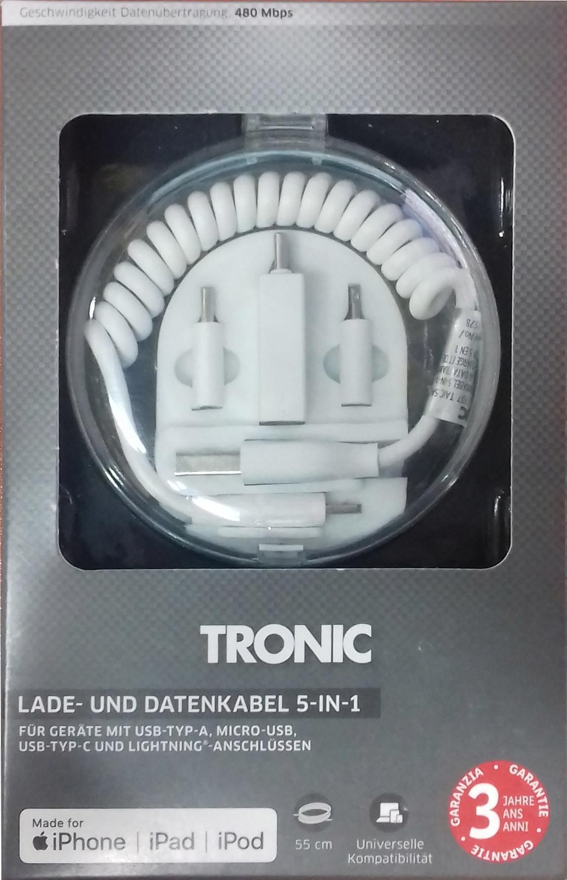 Tronic Kabel Usb A Na Micro Usb Lightning Usb C - Kable - Opinie i ceny ...