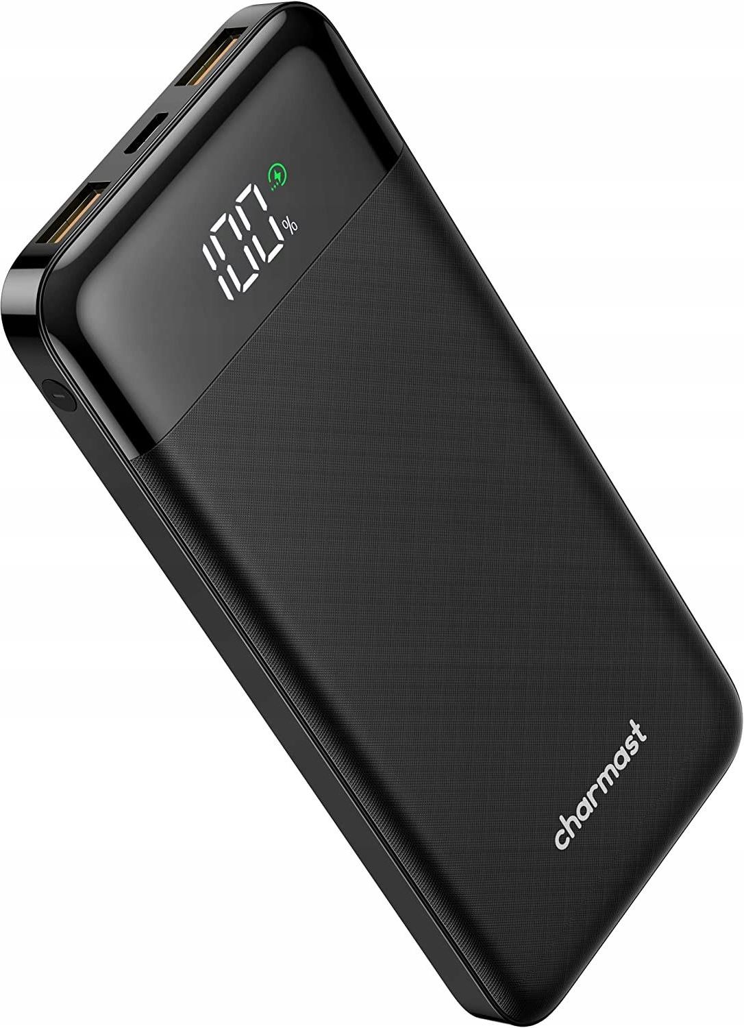 Powerbank Charmast 1056 10400mAh Czarny - Opinie i ceny na Ceneo.pl