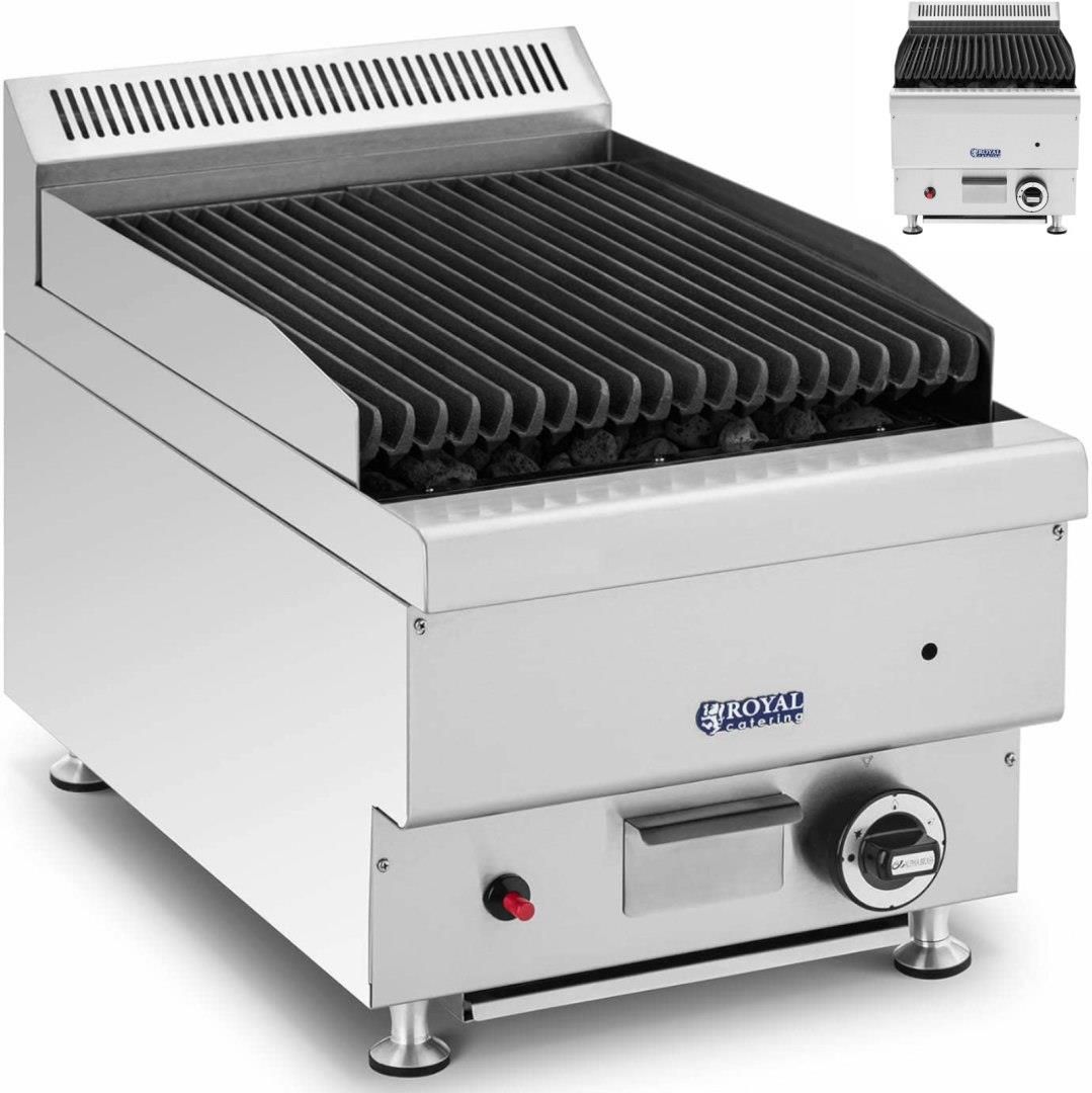 Royal Catering Grill Lawowy Na Gaz Ziemny Ryflowany 50x27cm 7200 W ...