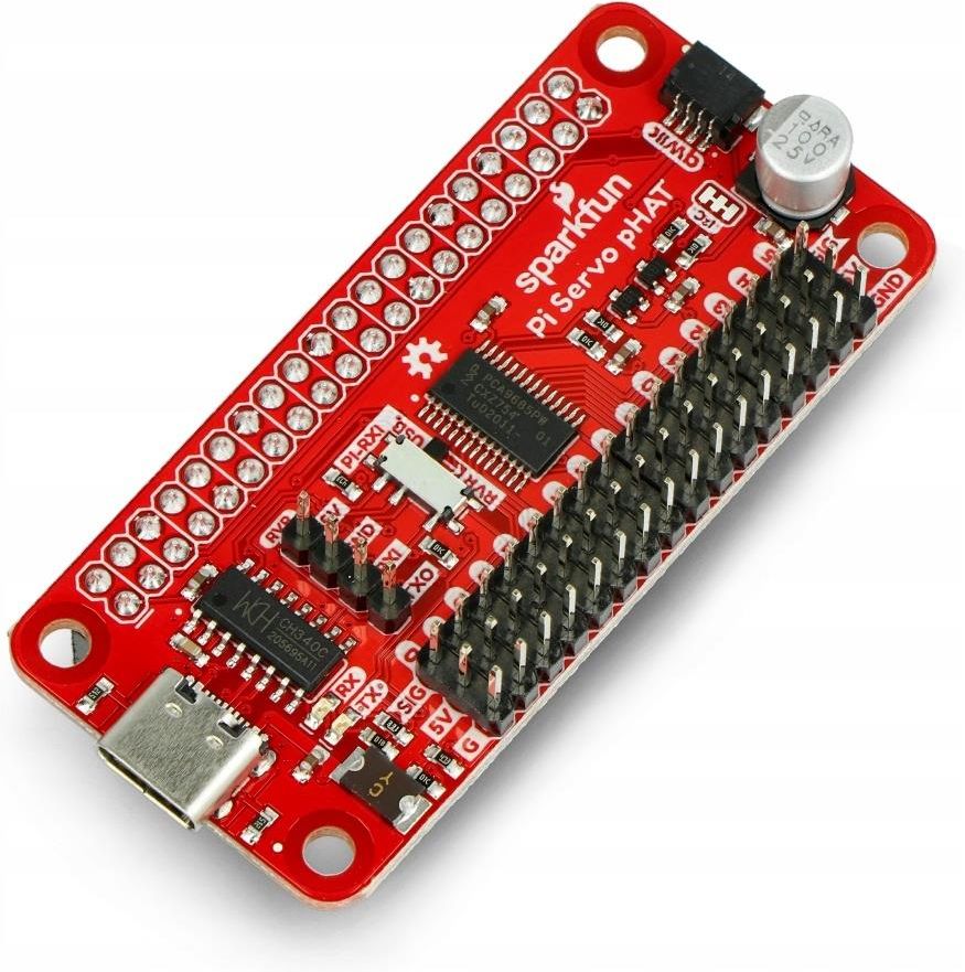 Sparkfun Servo Phat 16 Kanałowy Sterownik Pwm I2c Dev15316 Opinie I Ceny Na Ceneopl