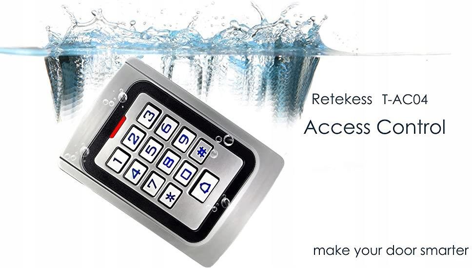 Retekess T-Ac04 Digicode Klawiatura Metal Ip68 - Opinie i ceny na Ceneo.pl