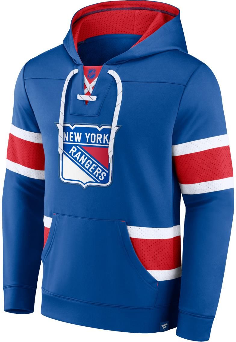 New York Rangers Męska Bluza Z Kapturem Iconic Nhl Exclusive Pullover ...