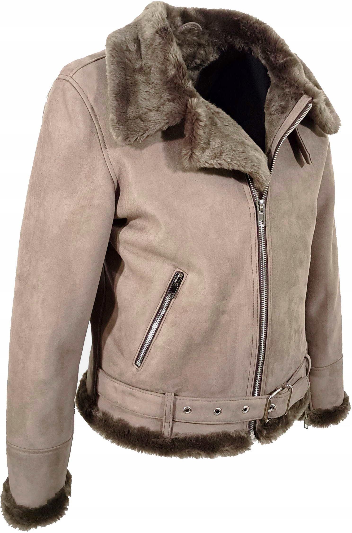 Kurtka Pilotka Męska Zimowa Ramoneska Kożuch Eko - Ceny i opinie - Ceneo.pl