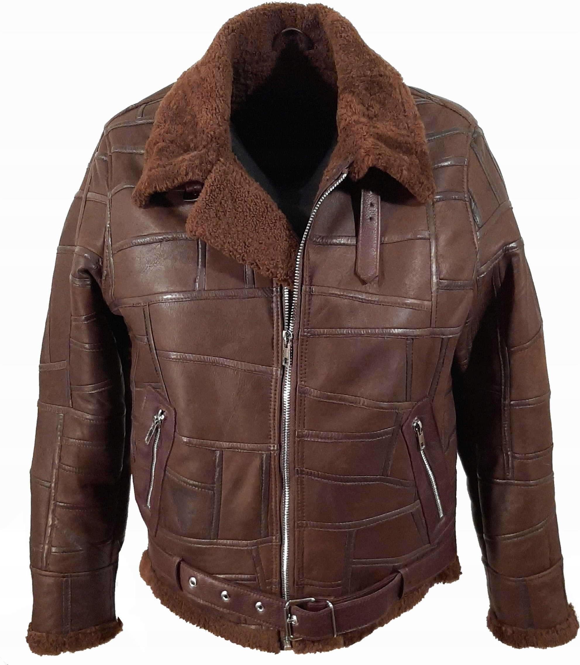 Skórzana Pilotka Męska 52 Zimowa Kożuch 303 - Ceny i opinie - Ceneo.pl