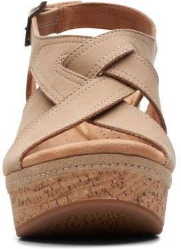 Sandały Clarks Elleri Rae kolor nougat nubuck 26171443 - Ceny i opinie ...