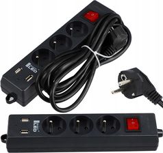 Przedłużacz Smartled Przedłużacz Listwa Zasilająca 3M 3 Gniazda 2Xusb - Opinie i ceny na Ceneo.pl