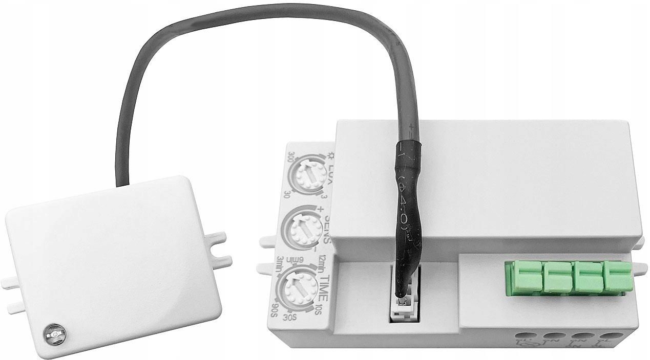 Brolux Czujnik Ruchu Zmierzchu Mikrofal Z Czujką Na Kablu 1210 - Opinie ...