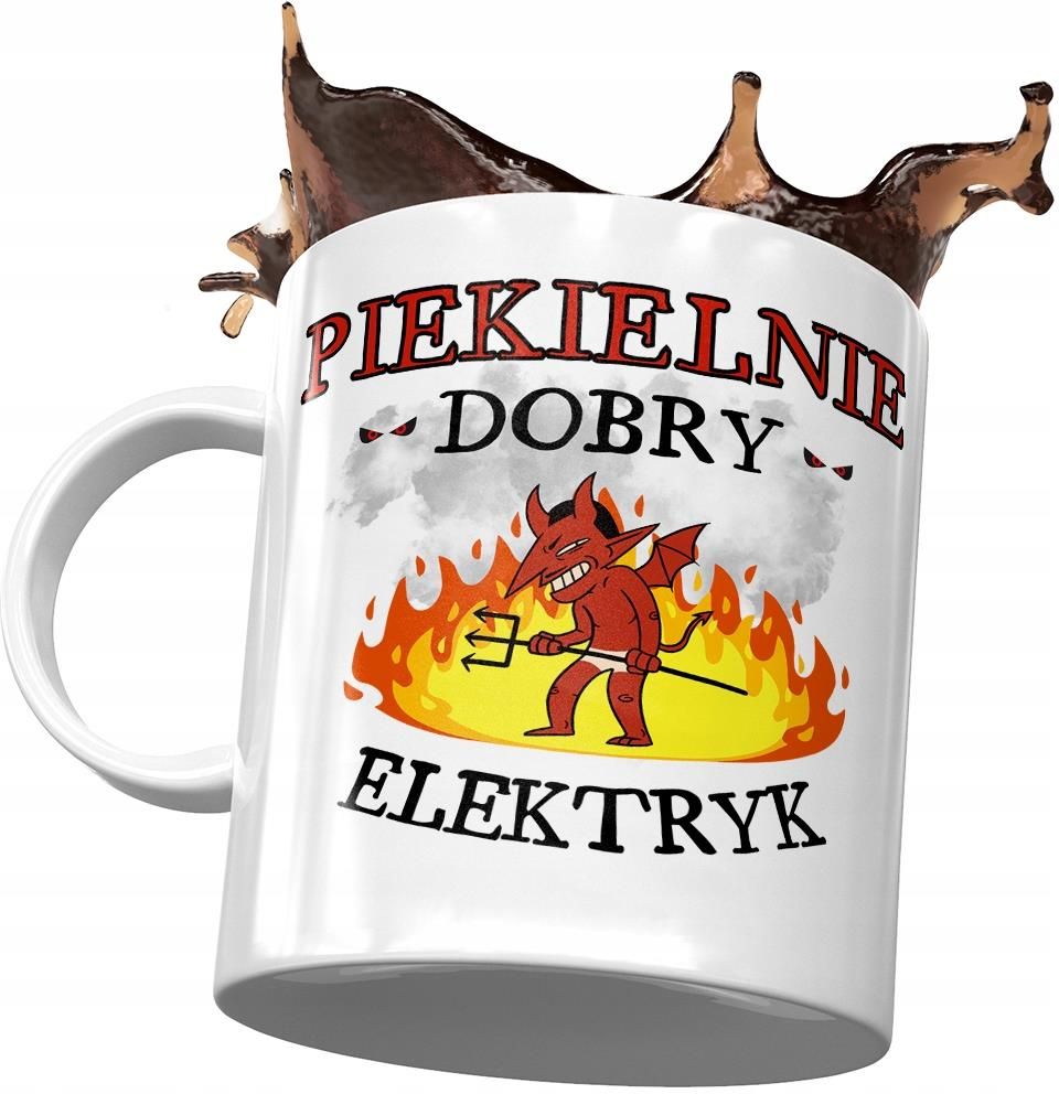 Polidraw Kubek Dla Elektryka Piekielnie Dobry Elektryk (1574819494) - Opinie i atrakcyjne ceny ...