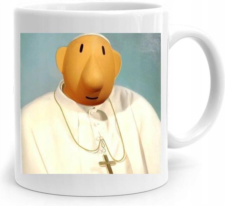 Polidraw Kubek Śmieszny Papież Papaj Jan Paweł Ii (1574736053) - Opinie ...