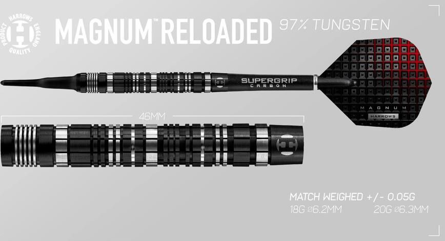 Rzutki Harrows Magnum Reloaded 97% Softip - Ceny i opinie - Ceneo.pl