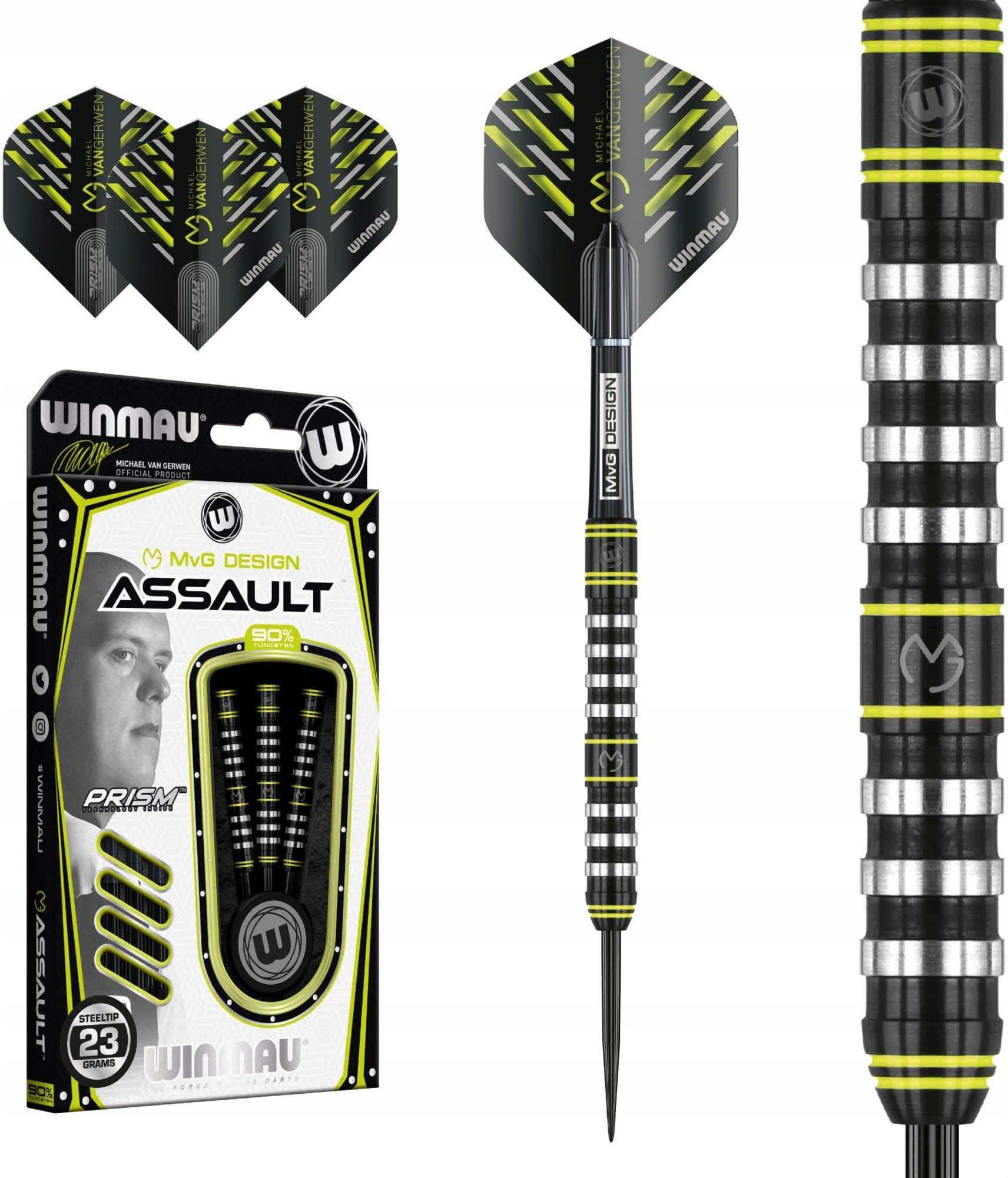 Rzutki Lotki Dart Winmau Mvg Assault 23G Wolfram - Ceny i opinie - Ceneo.pl