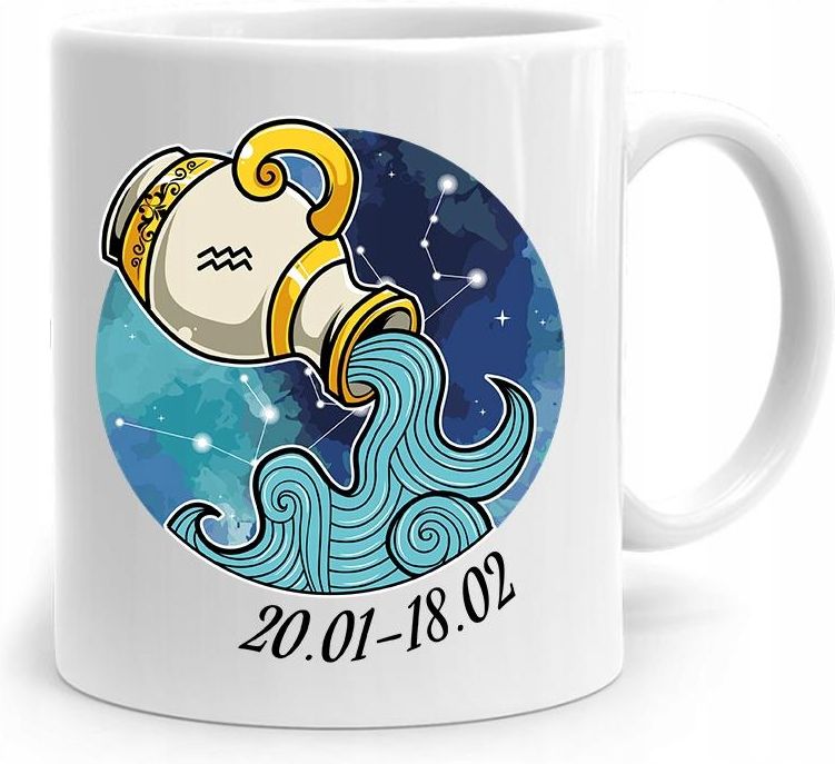 Polidraw Znaki Zodiaku Zodiakara Kubek Horoskop Wodnik (1574849613 ...