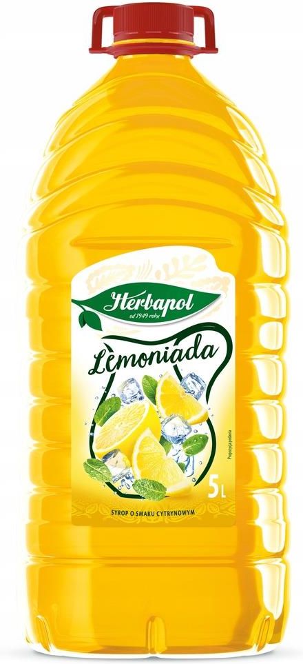 Herbapol Lemoniada Syrop O Smaku Cytrynowym 5L - Ceny i opinie - Ceneo.pl