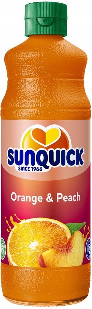 Sunquick Syrop Pomarańcza I Brzoskwinia 700ml - Ceny i opinie - Ceneo.pl