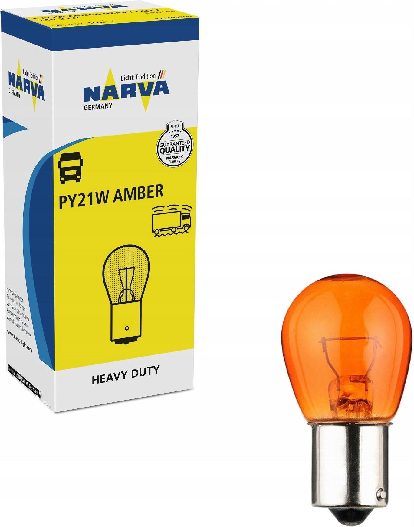 Narva Żarówka Pozycyjna Py 21W 24V 17649 - opinie i ceny na Ceneo.pl