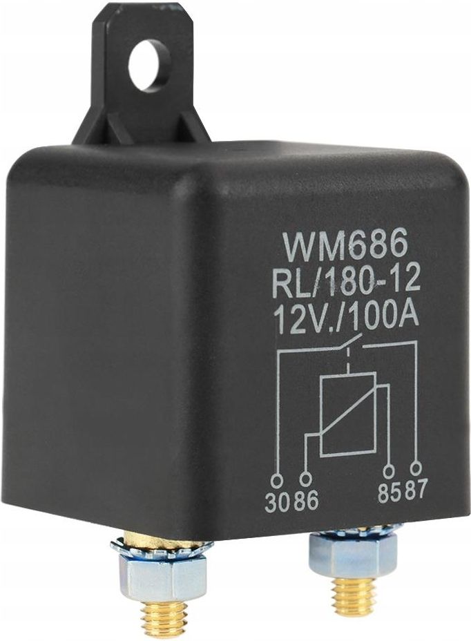 Apec Braking Przekaźnik 12V Dc 100A/75A Samochodowy 4 Pin Gs05287 ...