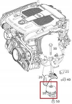 Zawieszenie silnika Mercedes-Benz Oe Mercedes W212 W218 Poduszka ...