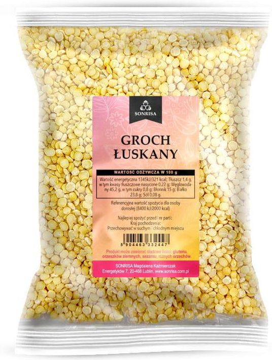 Sonrisa Groch Łuskany 1 kg - Ceny i opinie - Ceneo.pl