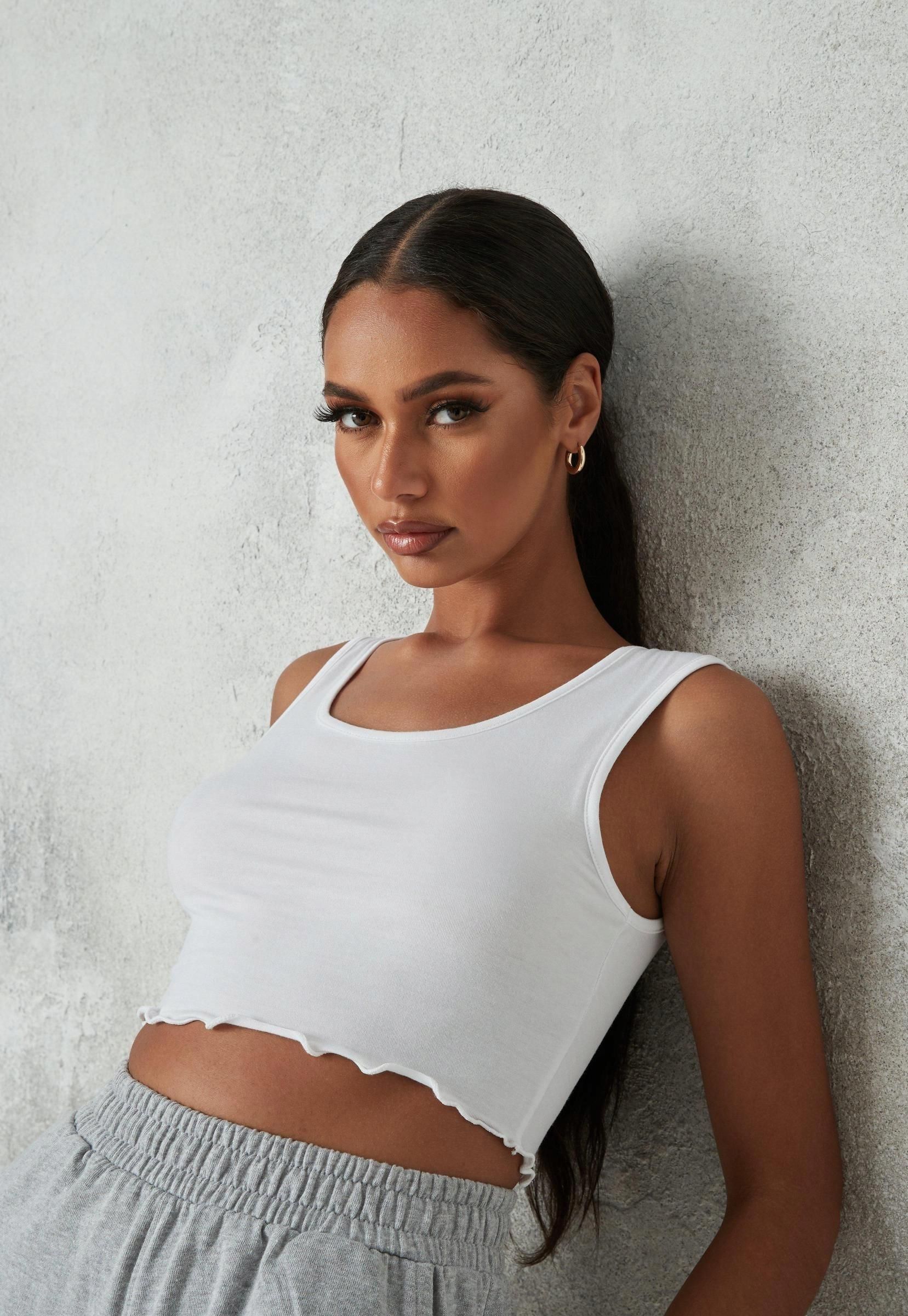 Krótki Top __XXL P9T071 MISSGUIDED__MR6 Biały - Ceny i opinie - Ceneo.pl