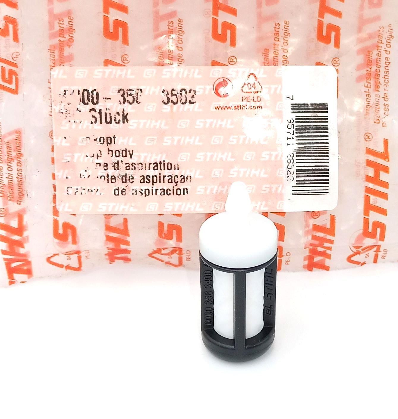 STIHL głowica ssąca filtr paliwa do pilarki spalinowej opryskiwaczy ...
