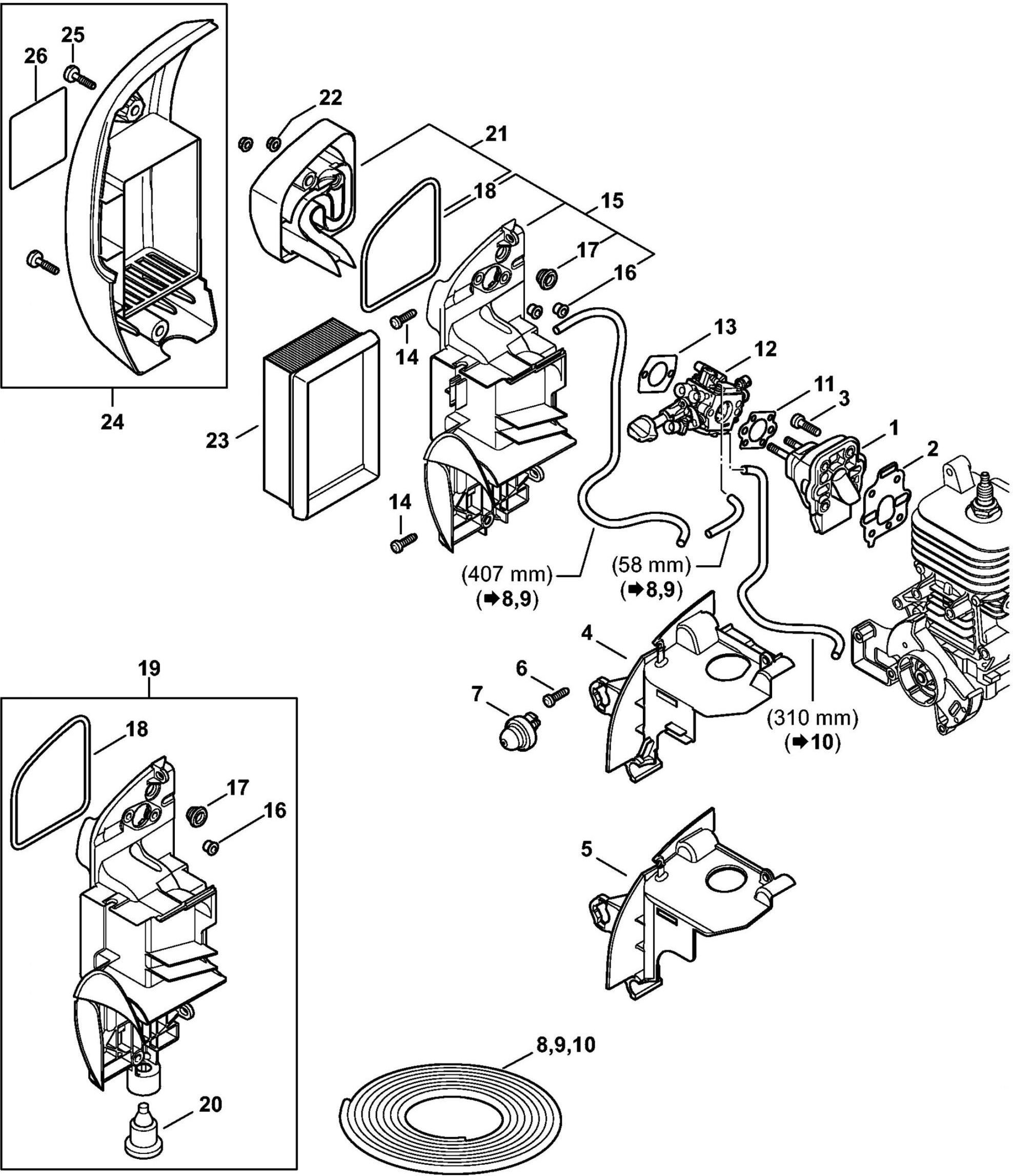 Stihl Filtr Powietrza Do Dmuchawy Spalinowej Opryskiwacza Przecinarki ...