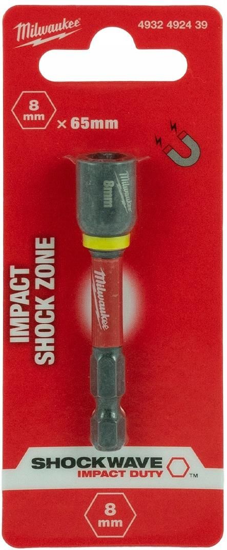Nasadka do elektronarzędzi Milwaukee Magnetyczna nasadka udar. hex 8/65 ...
