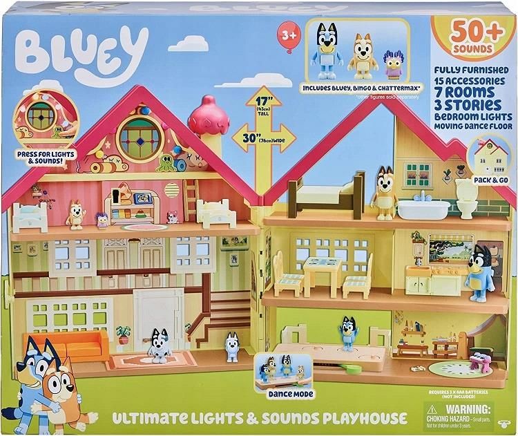 Moose Toys Bluey 17348 Domek Z Wyposażeniem Światło Dźwięk - Ceny i opinie - Ceneo.pl