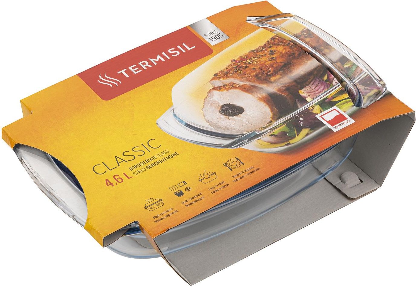 Naczynie żaroodporne Termisil Classic 4,6 l - Opinie i atrakcyjne ceny ...