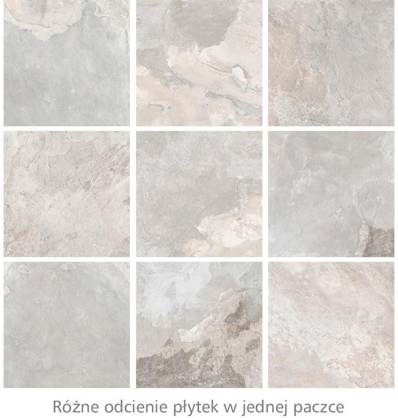 Płytki Geotiles Borba Blanco Natural 60,8x60,8 - Opinie i ceny na Ceneo.pl