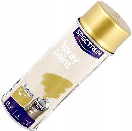 Farba Spectrum Farba W Sprayu 400ml Złoty Połysk - Opinie i ceny na ...