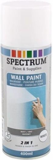 Farba Spectrum Spray Biały 400ml 6szt. - Opinie i ceny na Ceneo.pl