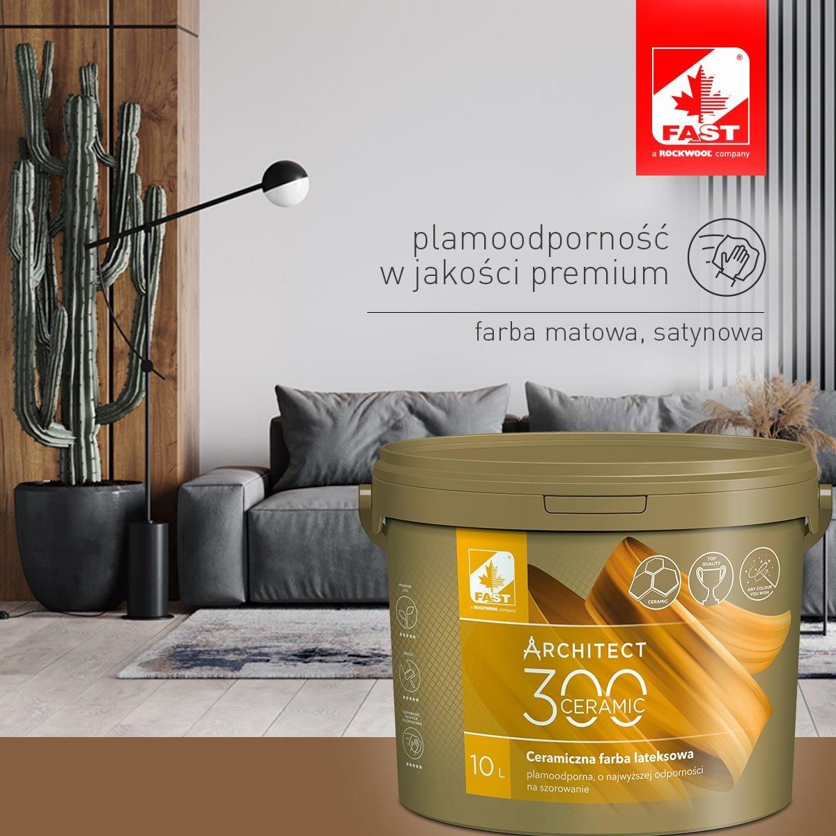 Farba Fast Architect 300 2,7L N359 - Opinie i ceny na Ceneo.pl