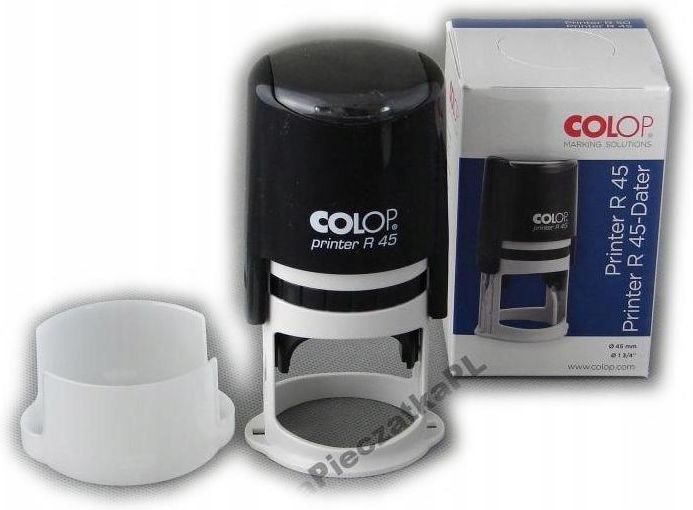 Colop Printer R45 Okrągła Pieczątka Z Gumką Średnica 45M - Ceny i ...
