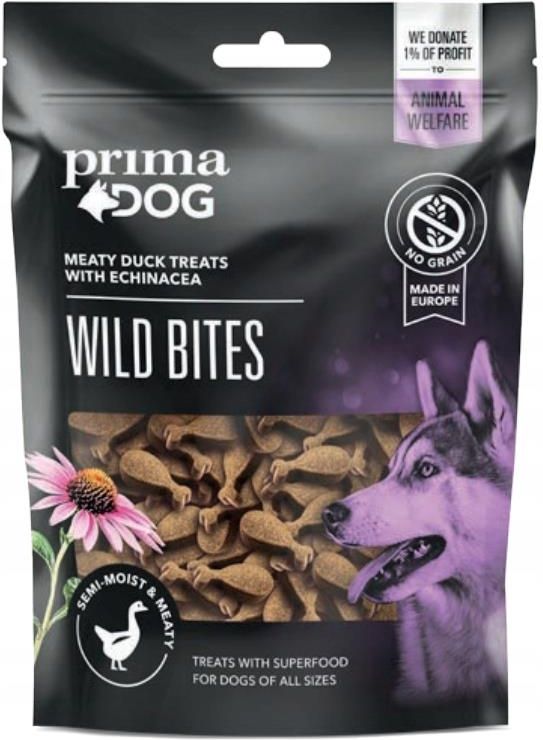 Karma Prima Dog Przysmak Kaczka Z Jeżówką Bez Zbóż 150G - Ceny i opinie ...