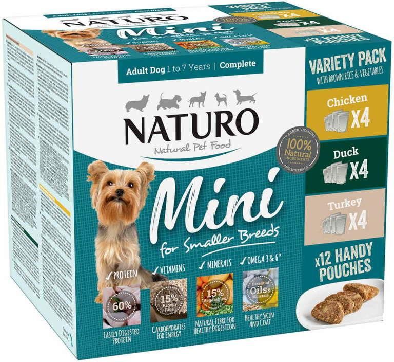 Karma Naturo Mini Variety Mix Smaków 12X150G - Ceny i opinie - Ceneo.pl